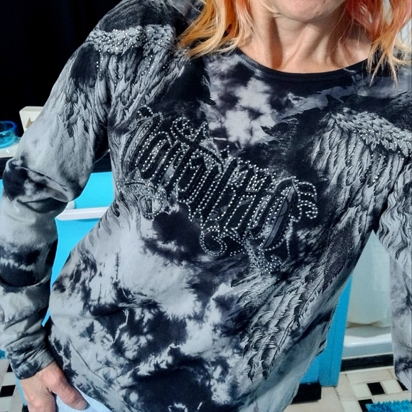 Affliction | Tops | Affliction Backless Embellished Top | Poshmark